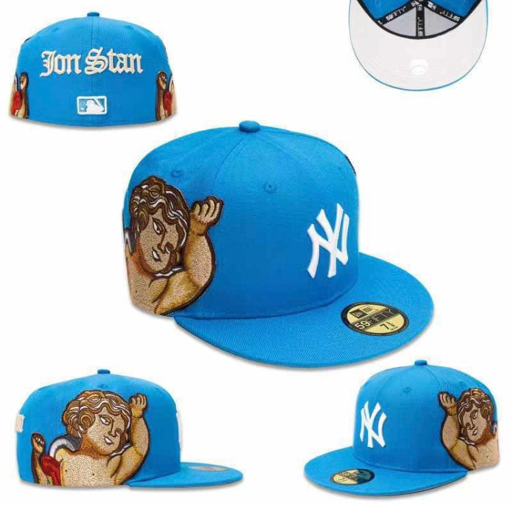 MLB New Era Light Blue NY x Jon Stan Fitted Cap – Hovar.