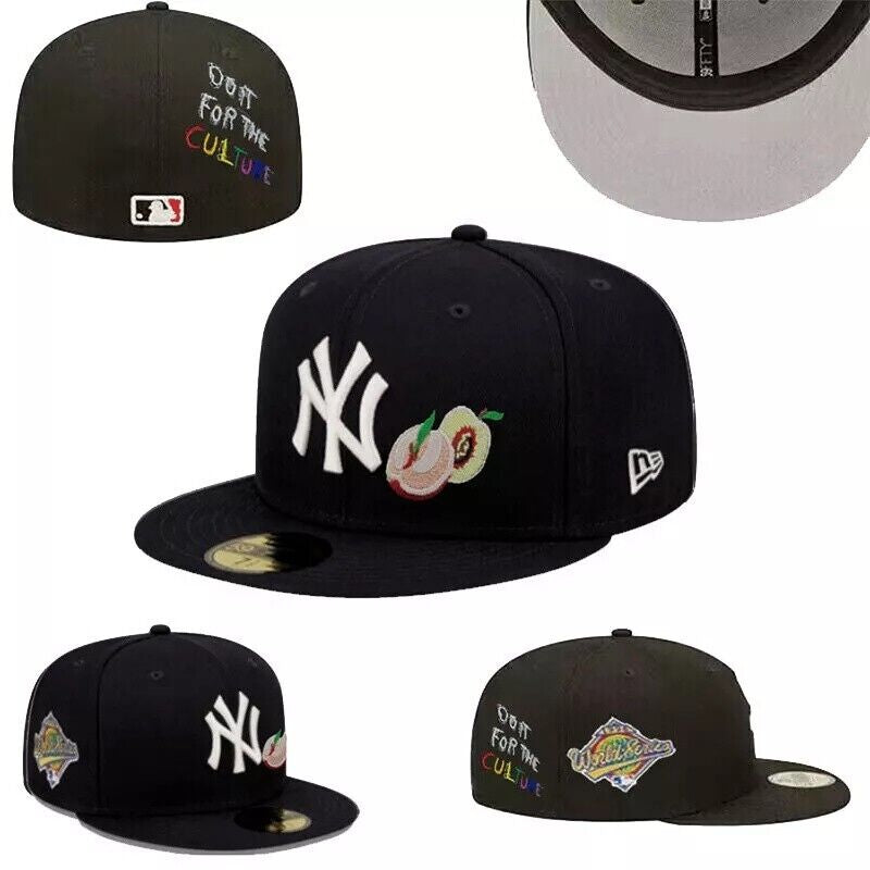 NEW YORK FLAT FITTED YANKEE CAP – Hovar.